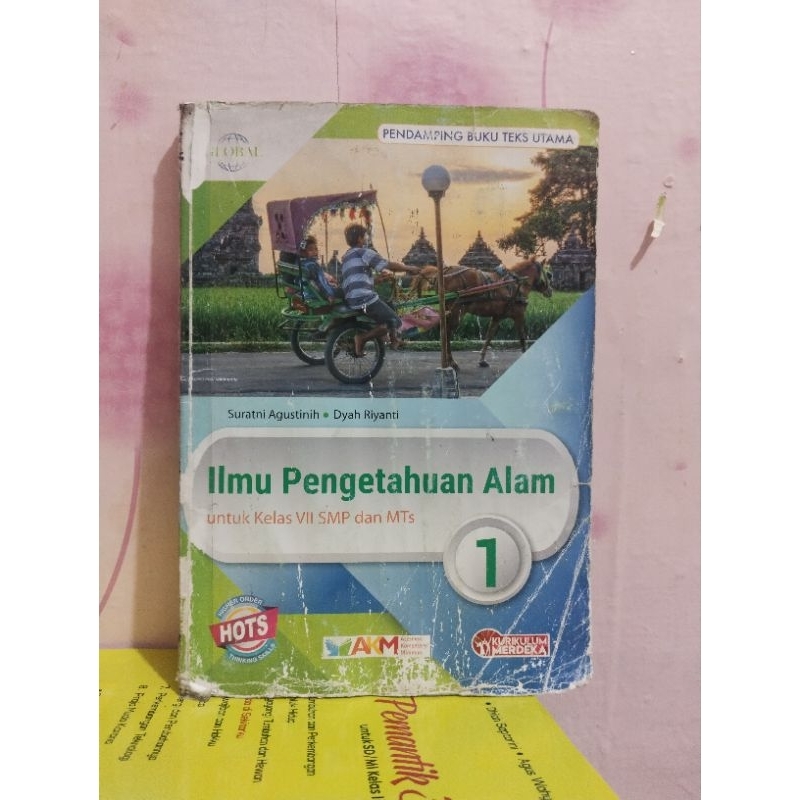 Jual buku ipa/ilmu pengetahuan alam kelas 7 VII 1 smp mts global hot akm kurikulum merdeka ...
