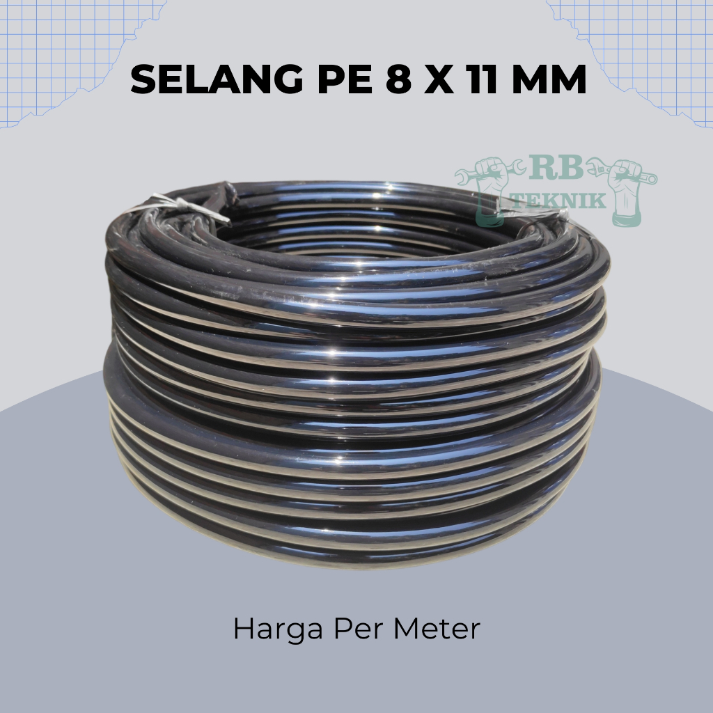 Jual SELANG PE 11MM ALAT SIRAM HOSE IRIGASI HIDROPONIK FERTIGASI ...