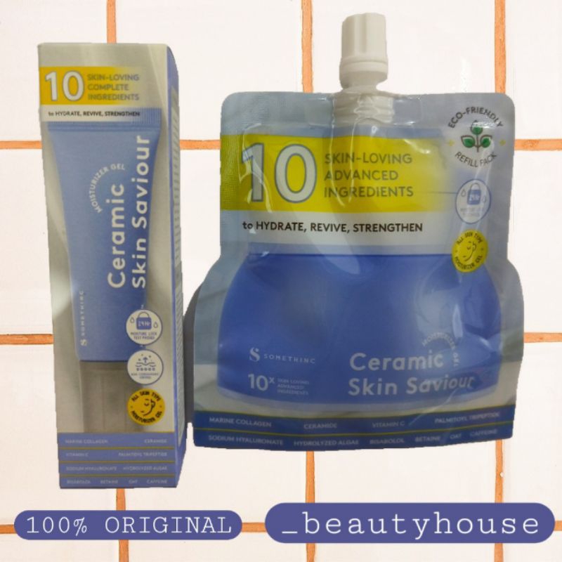 Jual ORIGINAL NEW SOMETHINC Ceramic Skin Saviour Moisturizer Gel 25ML ...