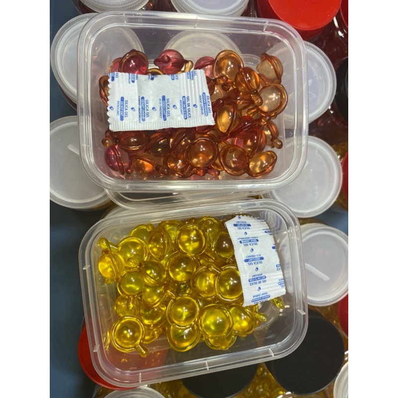 Jual VITAMIN RAMBUT MIRANDA ECER BUTIR WARNA MIX MERAH DAN KUNING ...