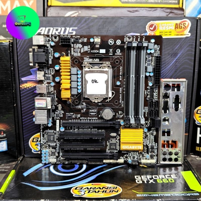 Jual Motherboard H97 Gigabyte Socket LGA 1150 Haswell DDr3 | Shopee ...
