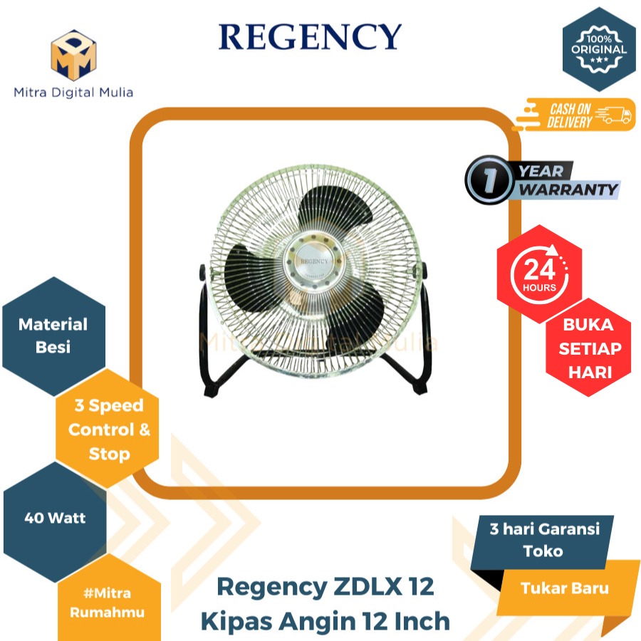 Jual Regency ZDLX 12 Deluxe Kipas Angin Lantai 12 inch | Shopee Indonesia