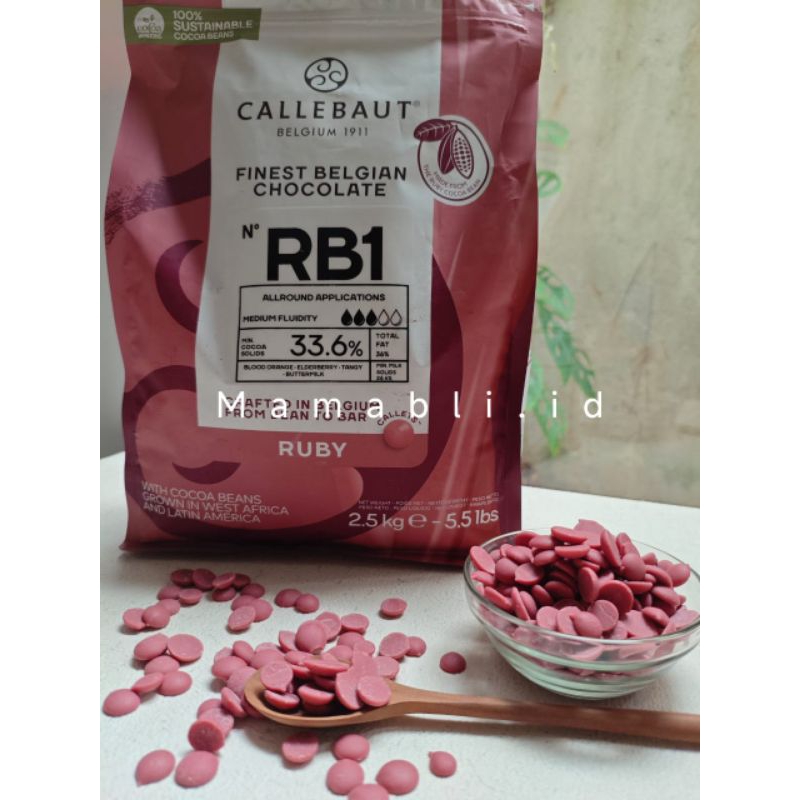 Jual Callebaut Ruby Chocolate Couverture - Repack | Shopee Indonesia