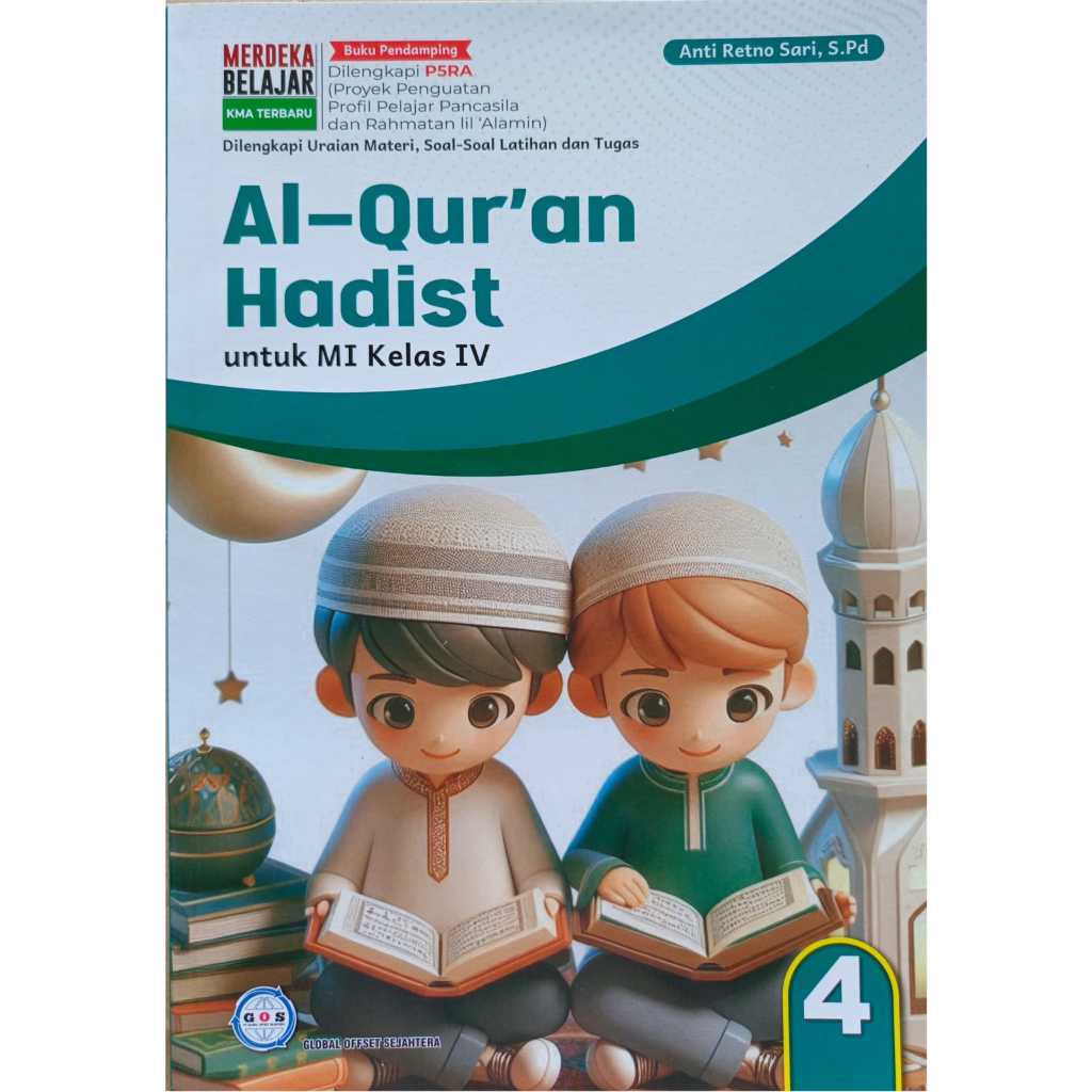 Jual Buku Paket Al-Qur'an Hadis Kelas 4 SD/MI Kurikulum Merdeka (GOS) | Shopee Indonesia