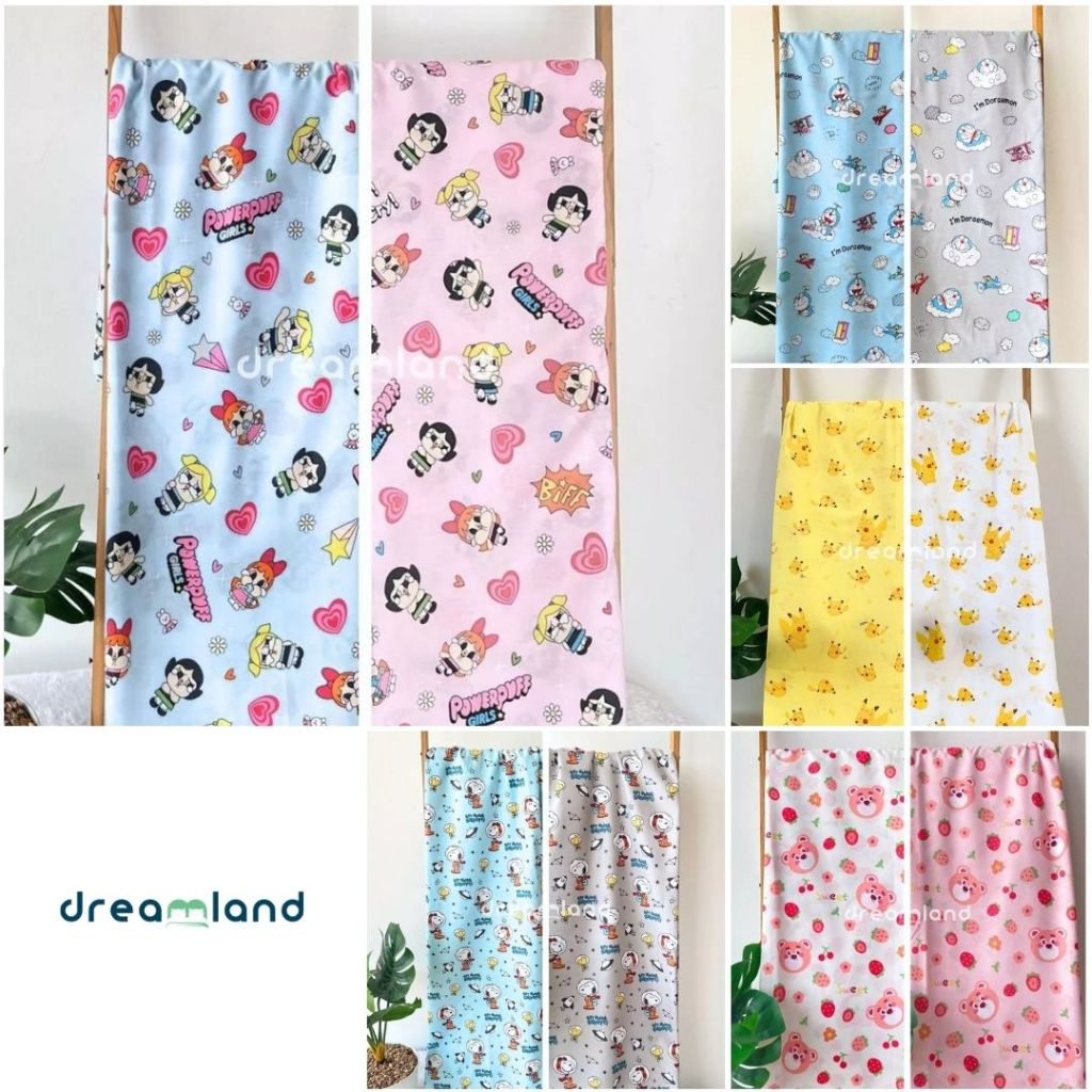 Jual DREAMLAND | Kain Ecer | Bahan Katun Korea / CVC | Karakter Anak ...