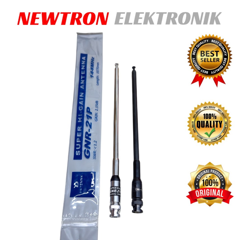 Jual Antena GNR-21P BNC VHF 144MHz HT ICOM IC-V80 IC-V8 ICV80 Alinco DJ196 DJ-W58 GNR-21 GNR21 ...