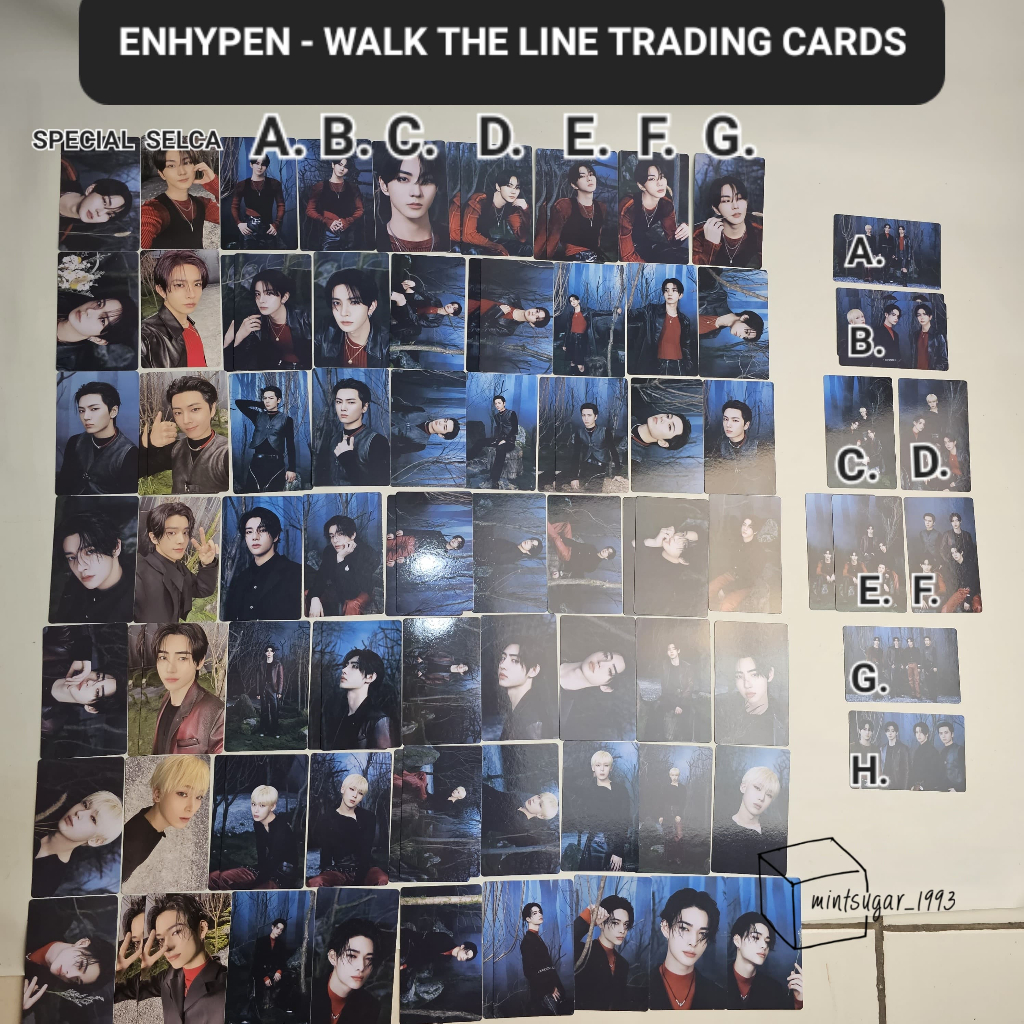 Jual [ READY STOCK | SHARING OFFICIAL NEW ] TRADING CARD ENHYPEN WALK THE LINE ( TC TRADINGCARD ...