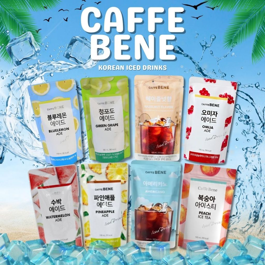 Jual Caffe Bene Korean Iced Drinks 190ml | Shopee Indonesia