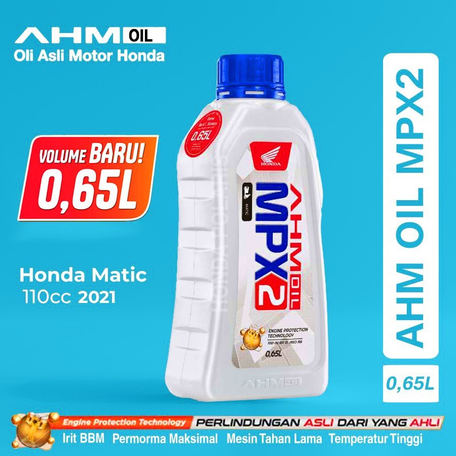 Jual Oli mpx2 0,65 Liter oli ahm mpx2 honda beat led new scoopy new ...