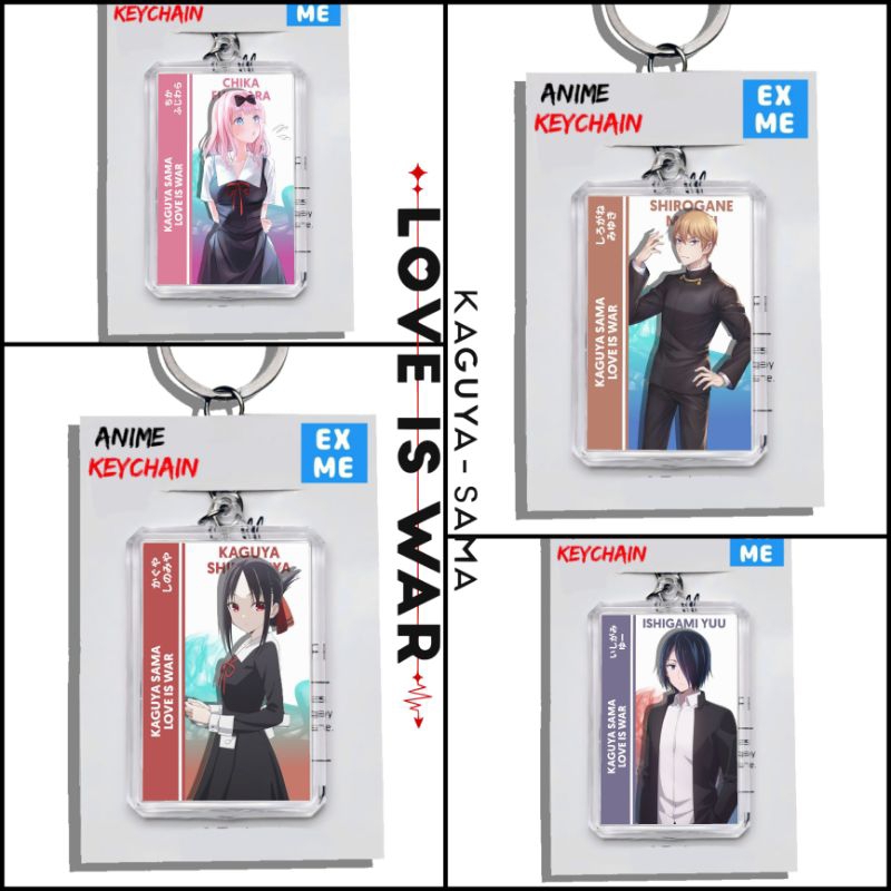Jual Gantungan Kunci Kaguya Sama Love is War - Keychain Love is War ...