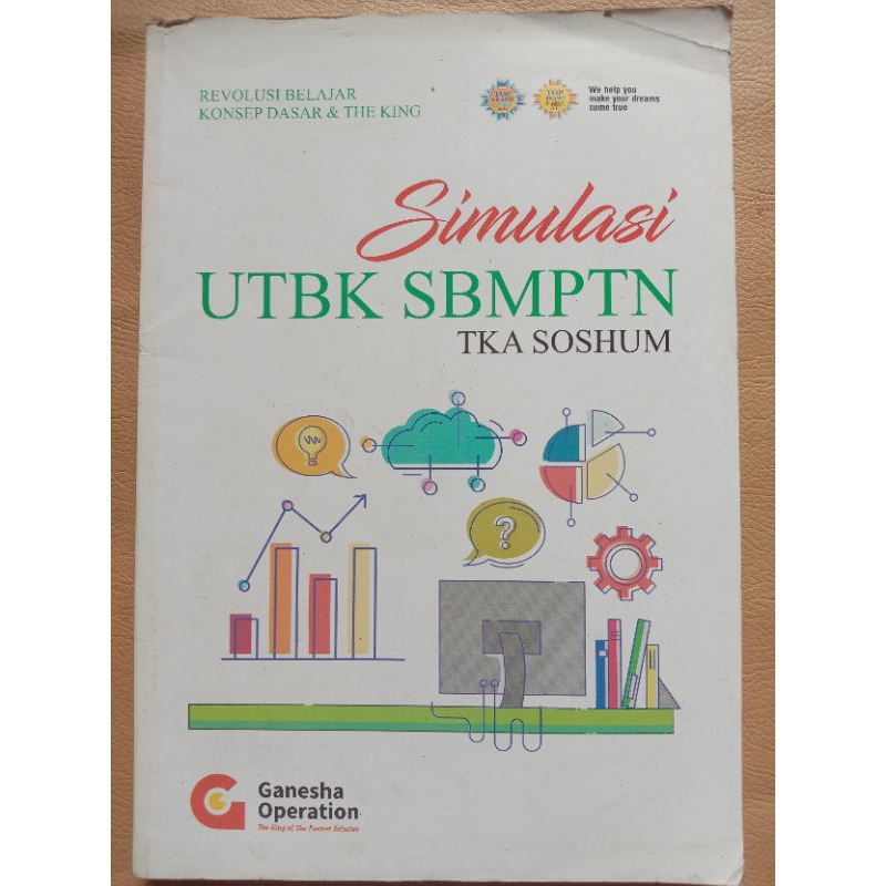 Jual Buku Simulasi UTBK SBMPTN TKA SOSHUM Ganesha Operation | Shopee ...