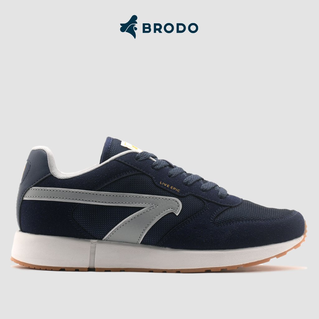 Jual BRODO - Sneakers Corsa Classic Glacier Navy OWS | Shopee Indonesia