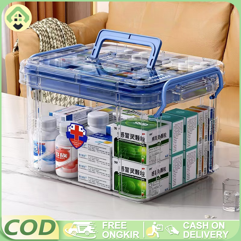 Jual Hadiah Organizer First Aid Box Medicine Box Plastik Box Pancing ...