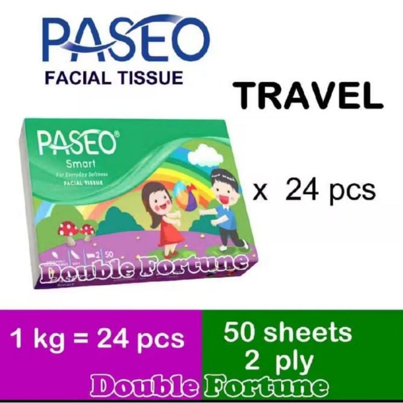 Jual PASEO Smart Tissue Facial 50 SHEETS 2 ply x 24 bks (kemasan baru ...