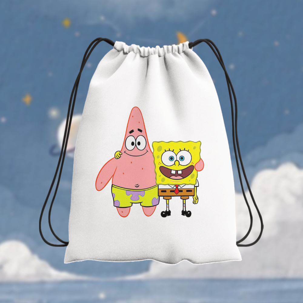 Jual KIMCHI - Tas Anak Stringbag / Serut - Karakter Spongebob - 38cm x ...