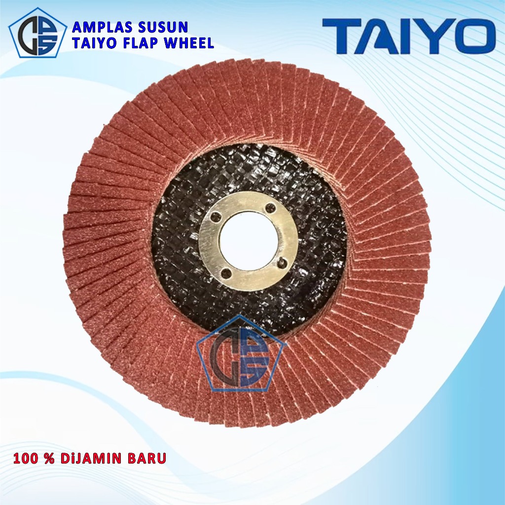 Jual Amplas Susun 4" Taiyo Grit #60 - 240 Amplas Disk 4 in 1 Box ...