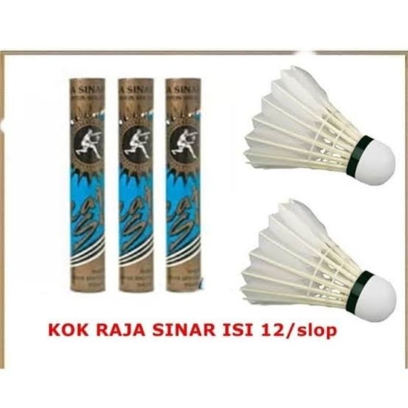 Jual kok Badminton Bulu tangkis /Shuttlecock Raja Sinar | Shopee Indonesia