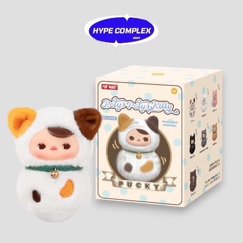 Jual [SELECTED] POP MART PUCKY Roly-Poly Kitty Series-Vinyl Plush ...