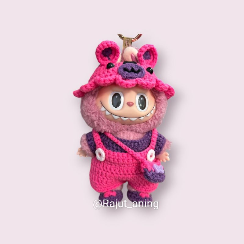 Jual Custom baju Rajut Labubu dan Upset duck set | Shopee Indonesia