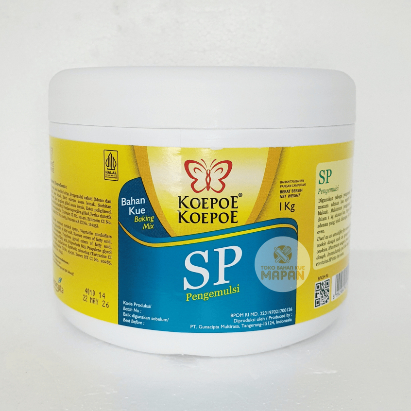 Jual SP Pengemulsi Koepoe Koepoe Bahan Baking Kue Koepoe Kemasan 1Kg/SP ...