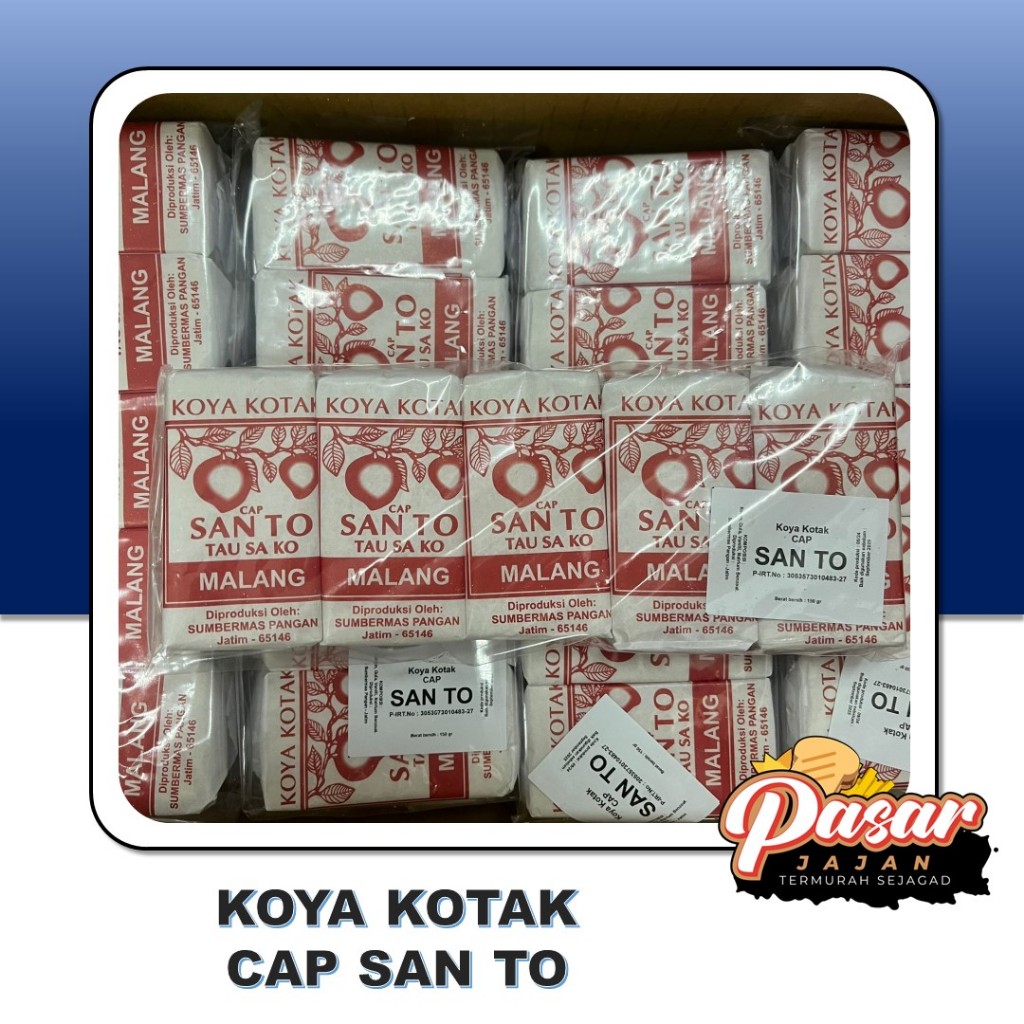 Jual Koya Kotak Cap San To Jajan Jadul Isi 10pcs x 15gr | Shopee Indonesia