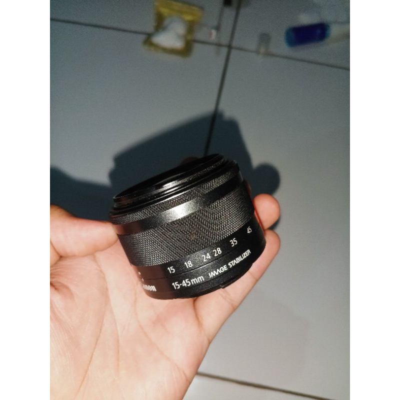 Jual LENSA KIT CANON MIRRORLESS EFM 15-45MM (BAHAN) | Shopee Indonesia