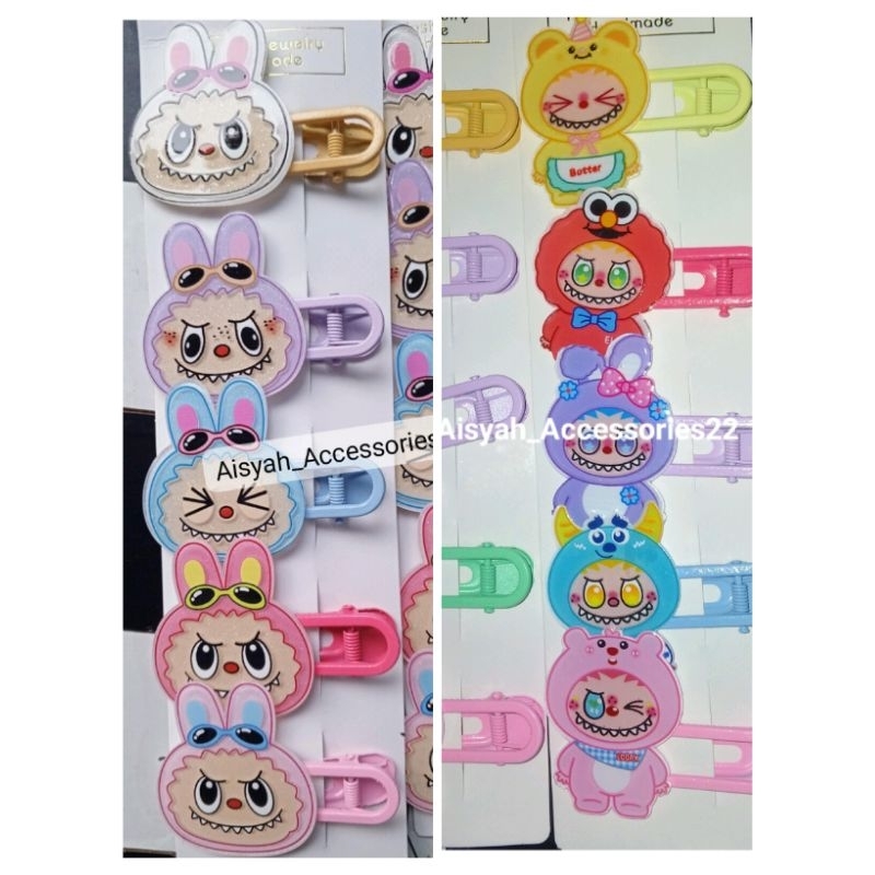 Jual Jepitan rambut model TipTok Karakter Labubu The Monsters / Jepit ...