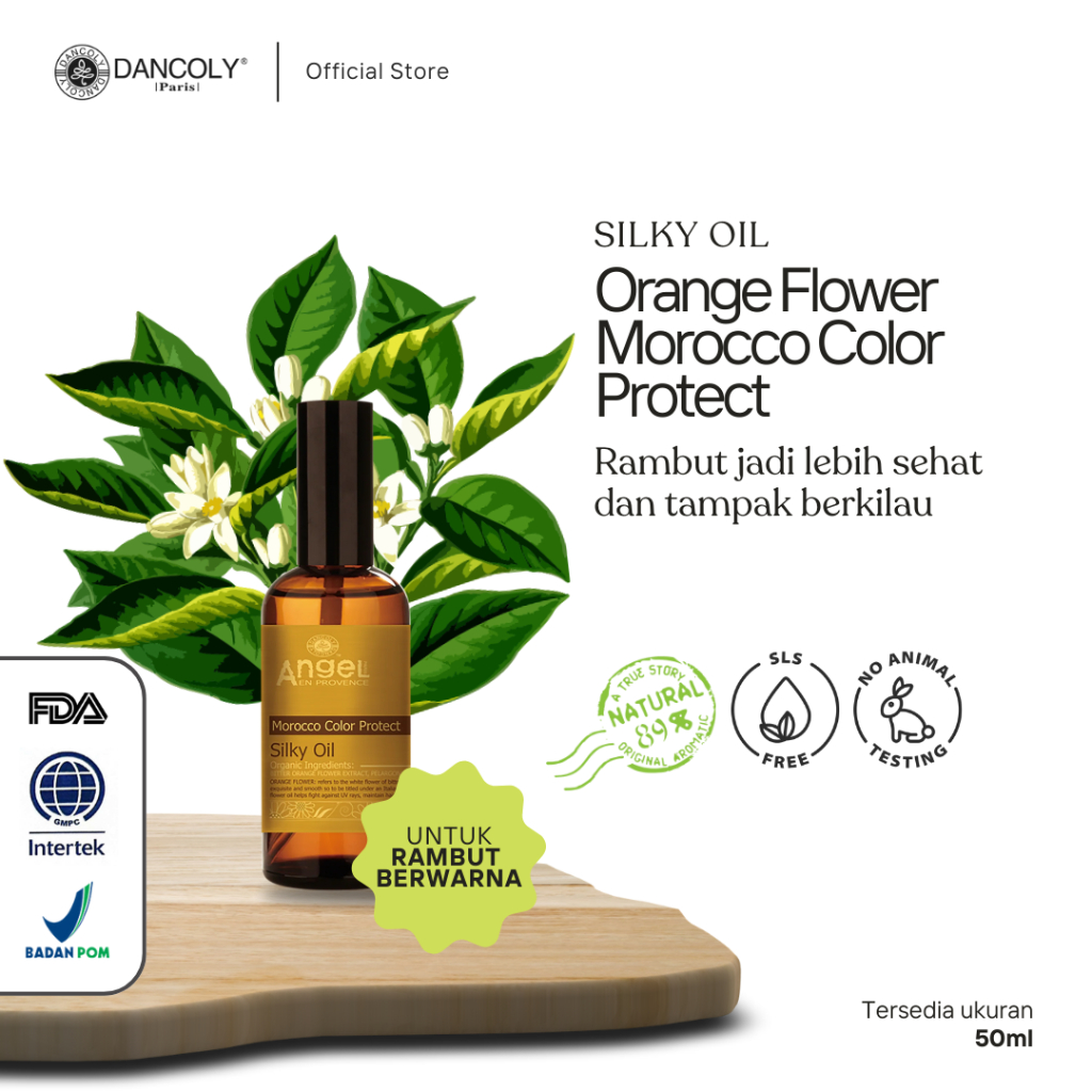 Jual Dancoly Morocco Color Protect Silky Oil 50 ml For Colored Hair ...