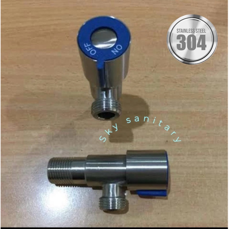 Jual STOP KRAN SHOWER STAINLESS SINGLE DAN DOUBLE | Shopee Indonesia