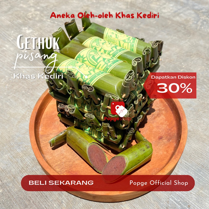 Jual Getuk Pisang Khas Kediri (10 biji) Oleh oleh Khas Kediri/Gethuk ...