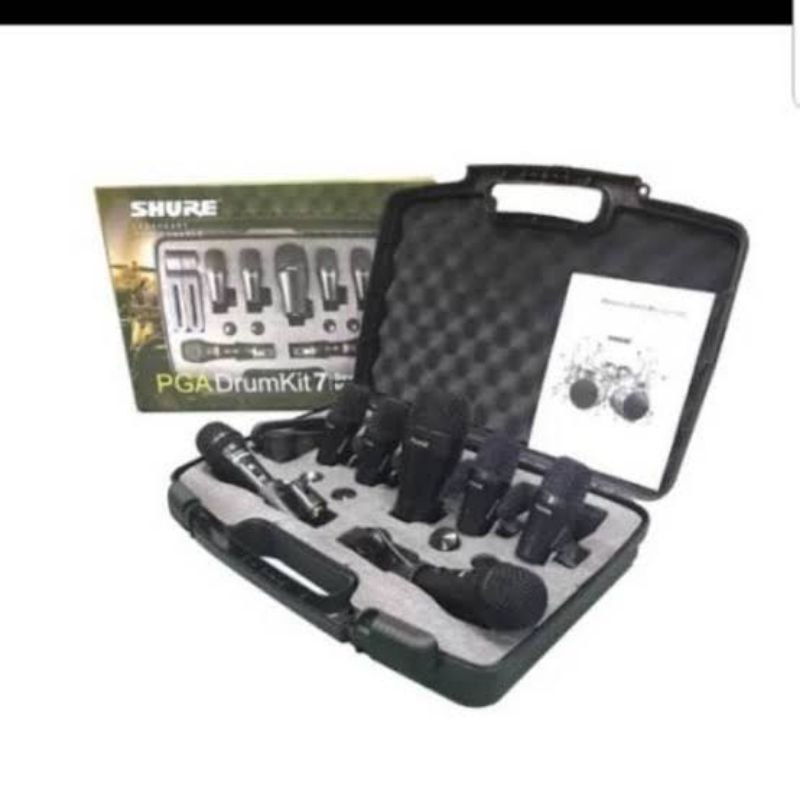 Jual MIC DRUM SHURE 7 KIT PGA7 PLUS KOPER MIC DRUM ISI 7 PGA 7 | Shopee Indonesia
