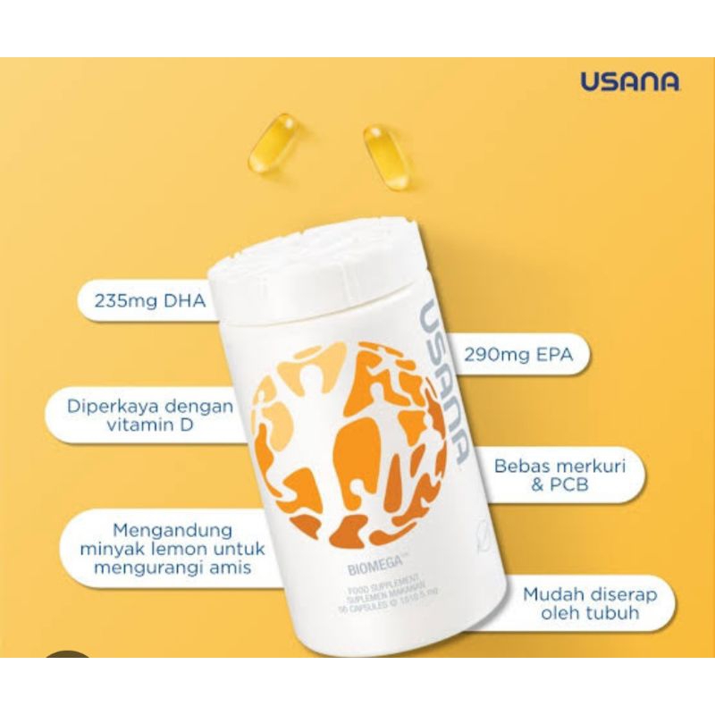 Jual USANA BIOMEGA isi 56 tablet | Shopee Indonesia