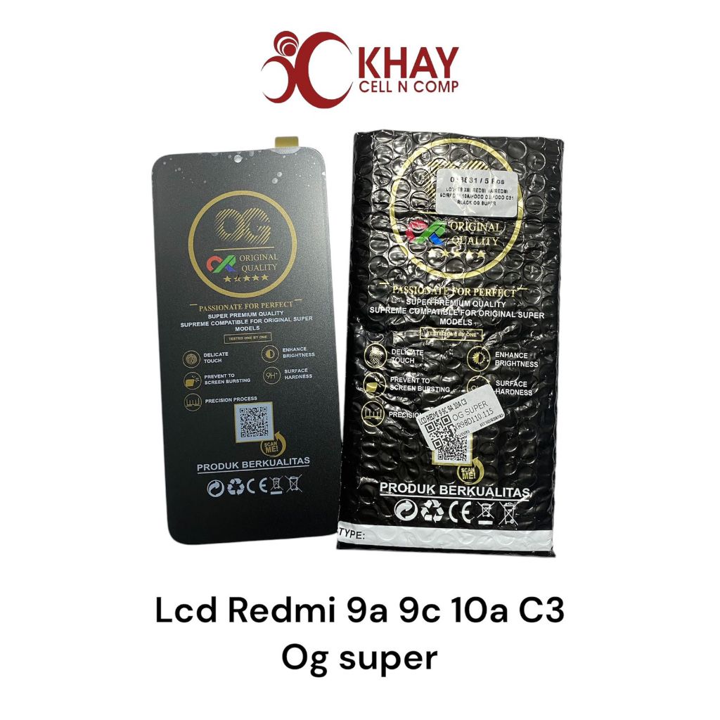 Jual LCD XIAOMI REDMI 9A / 9C OG ORI SUPER FULLSET TOUCHSCREEN | Shopee ...