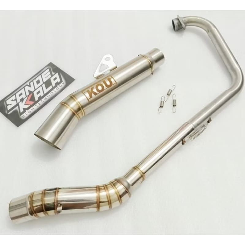 Jual Open Spec kou super open exhaust pipe for tmx 125 155 Russiai tc ...