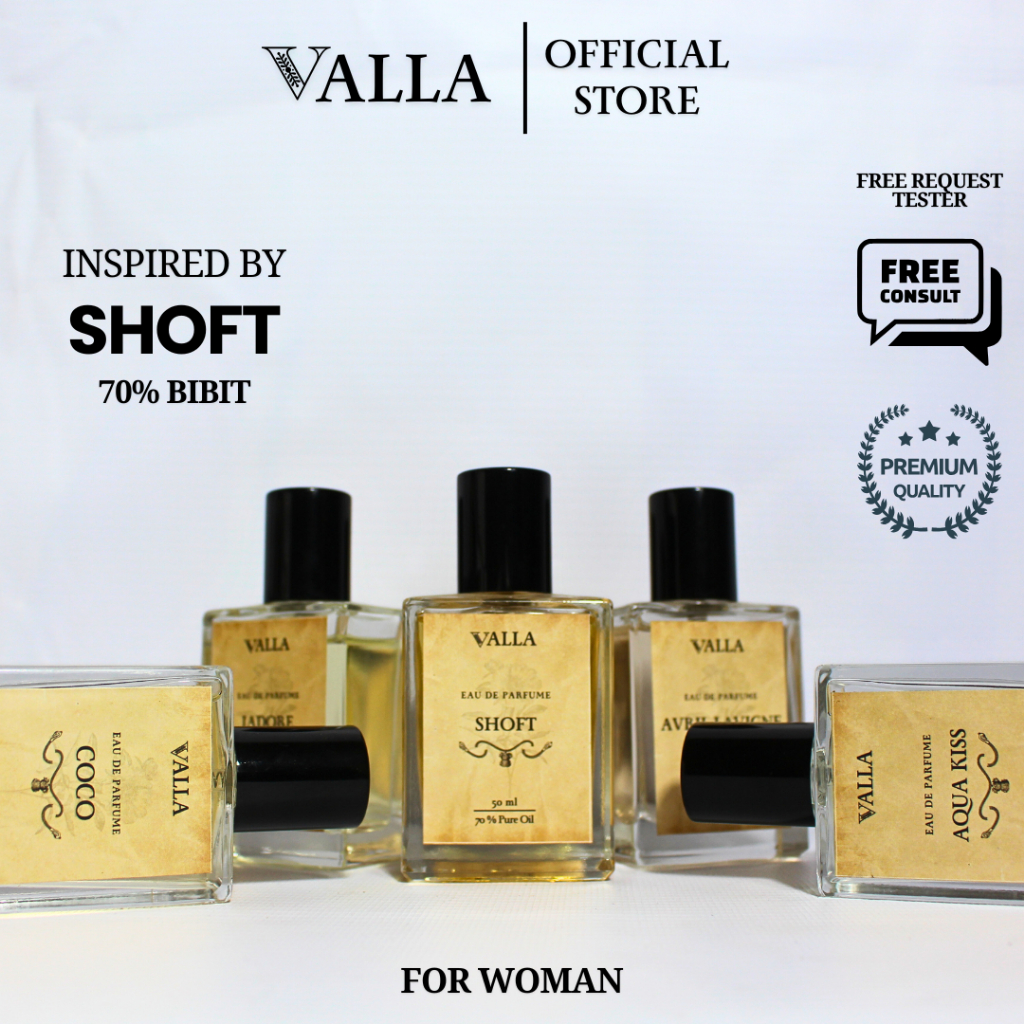 Jual Valla Parfum Wanita Tahan Lama Inspired by Shoft 50ml dan 30ml EDP ...