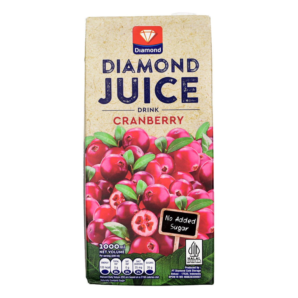 Jual sari buah diamond cranberry 1 liter | Shopee Indonesia