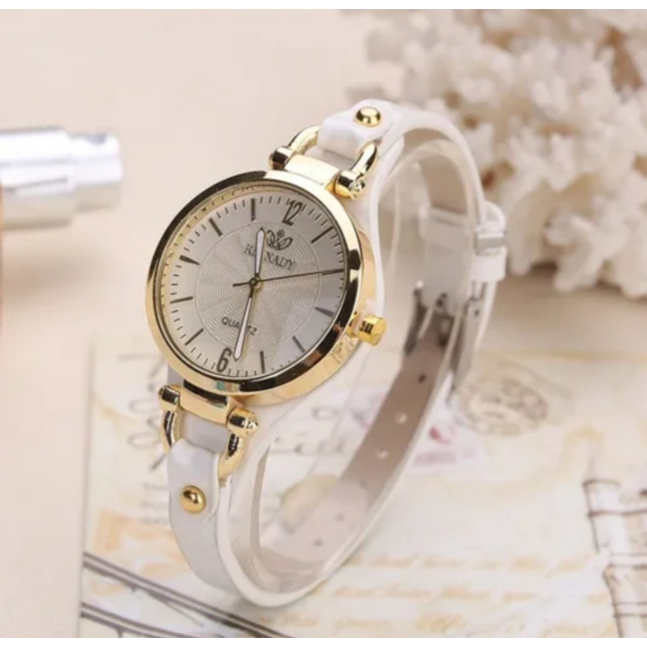 Jual Jam Tangan Kuarsa Wanita Putaran Dial Kecil Tali Kulit Antik ...
