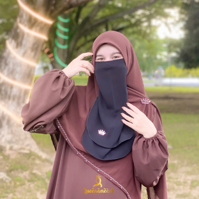 Jual TERBARU Cadar Wolfis Luxury | Cadar 2 layer | cadar Tali by Queenameera | Shopee Indonesia