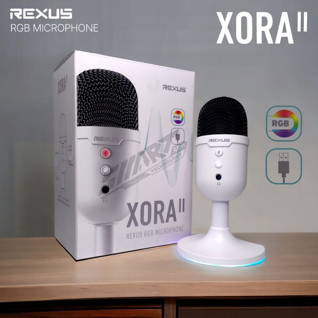 Jual Rexus Rgb Microphone XORA II | Shopee Indonesia