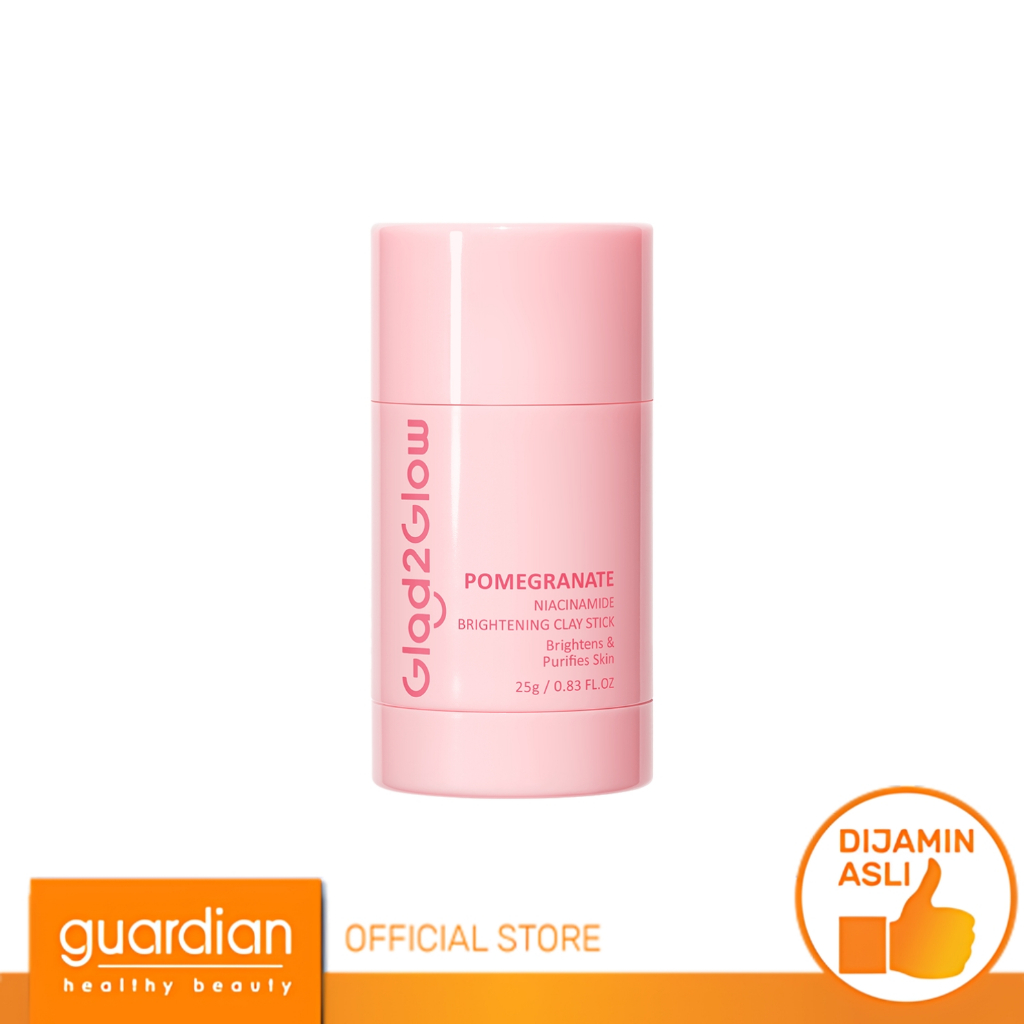 Jual Glad2Glow Pomegranate Niacinamide Brightening Clay Stick Mask Masker Wajah Mencerahkan 25Gr ...