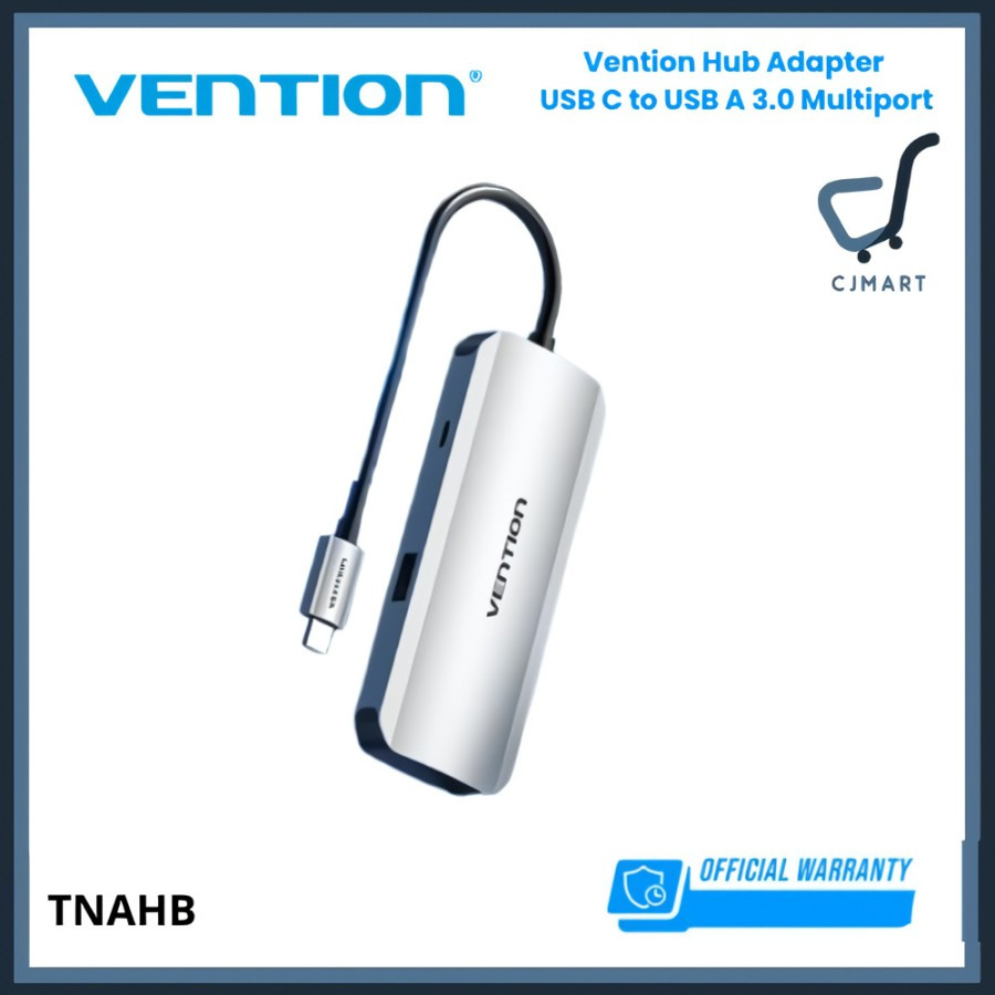 Jual Vention Hub Adapter USB C to USB A 3.0 Multiport -TNA | Shopee ...