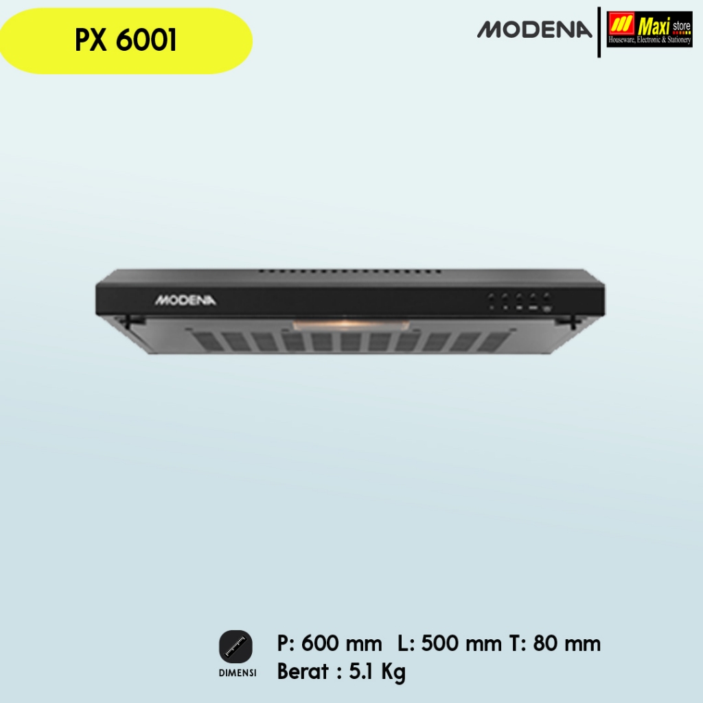 Jual MODENA PX 6001 Slim Hood - Garansi Resmi | Shopee Indonesia