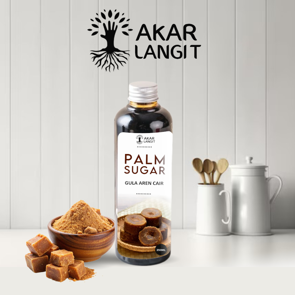 Jual Gula Aren Cair / Liquid Palm Sugar 500ml Akarlangit | Shopee Indonesia