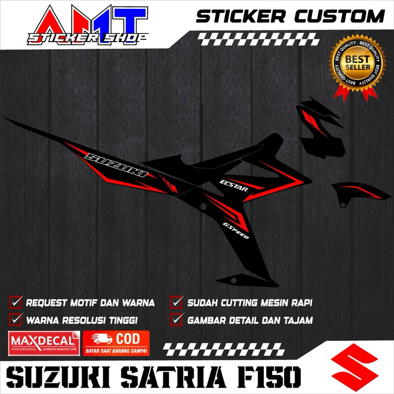 Jual sticker striping suzuki satria fufi transparan 07 ( bisa request ...