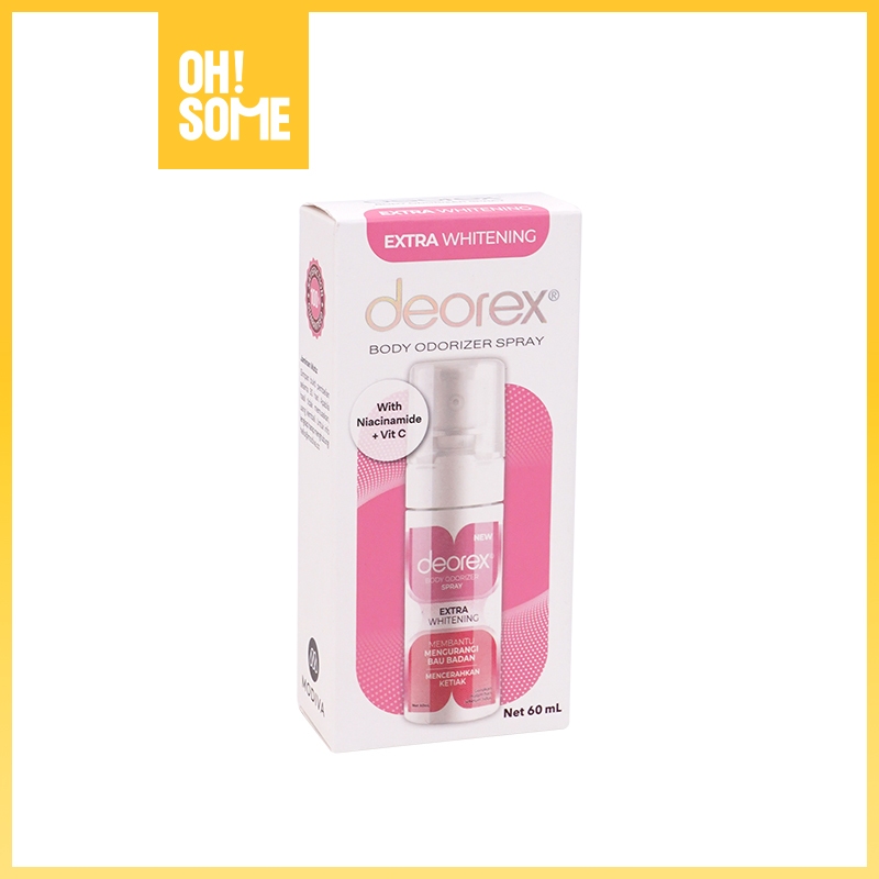 Jual OHSOME - DEOREX Body Odorizer Spray Extra Whitening Pengganti ...