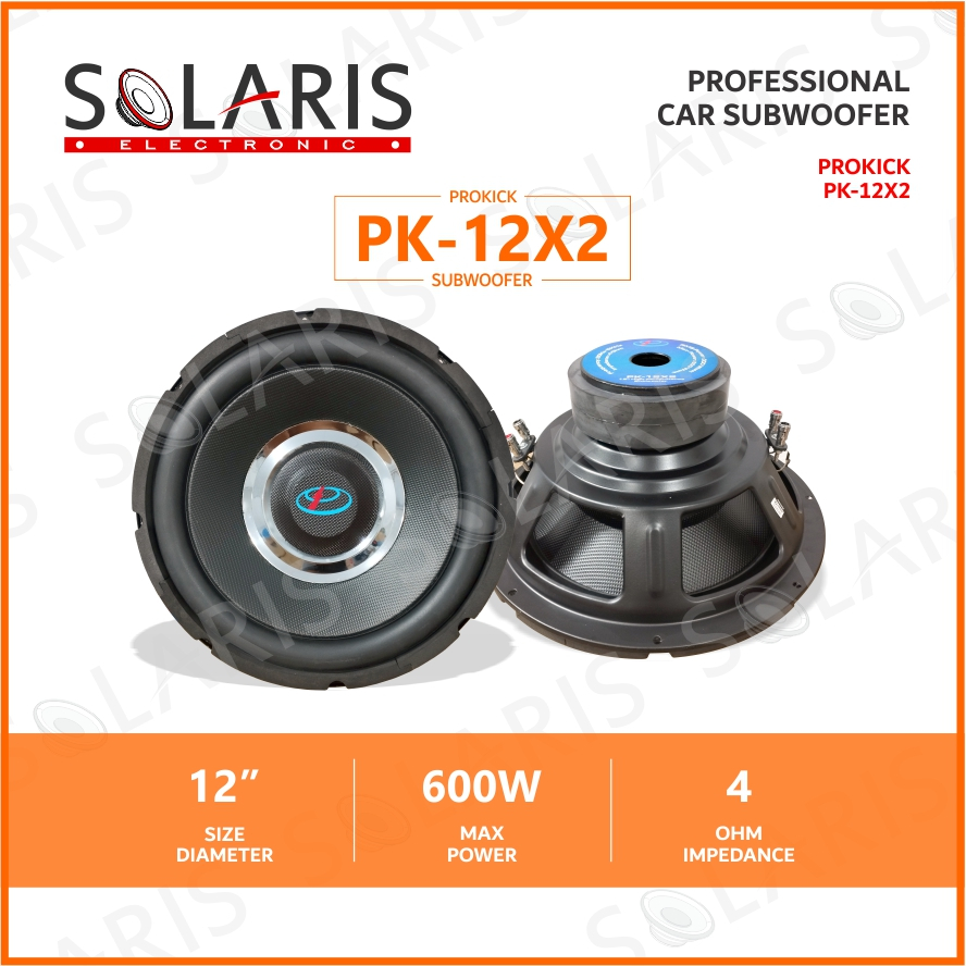 Jual Subwoofer 12 Inch 600W Double Magnet Double Coil Prokick PK-12X2 ...