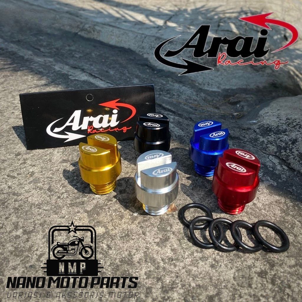 Jual BAUT TUTUP OLI TUTUP OLI MESIN VARIASI ORIGINAL ARAI FULL CNC ...
