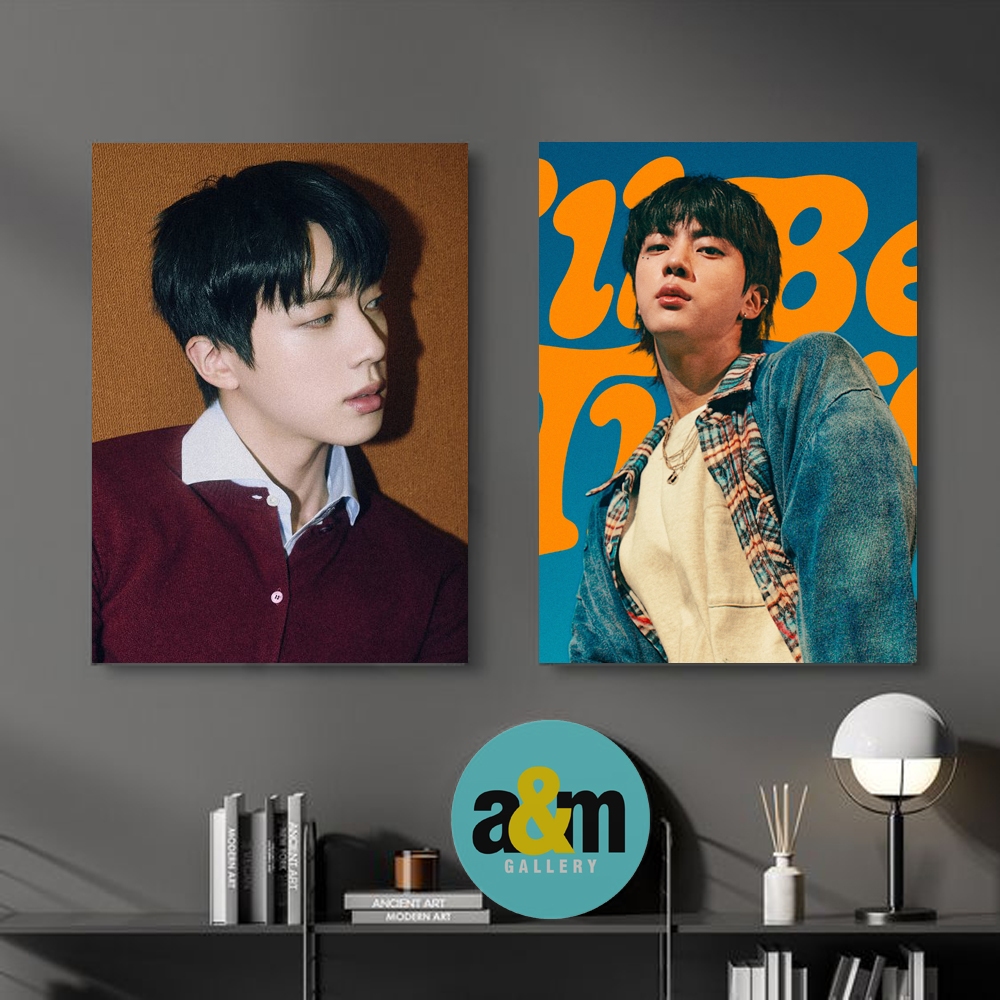 Jual A&M Poster Kayu JIN Kim Seokjin BTS Happy Album Version | Shopee ...