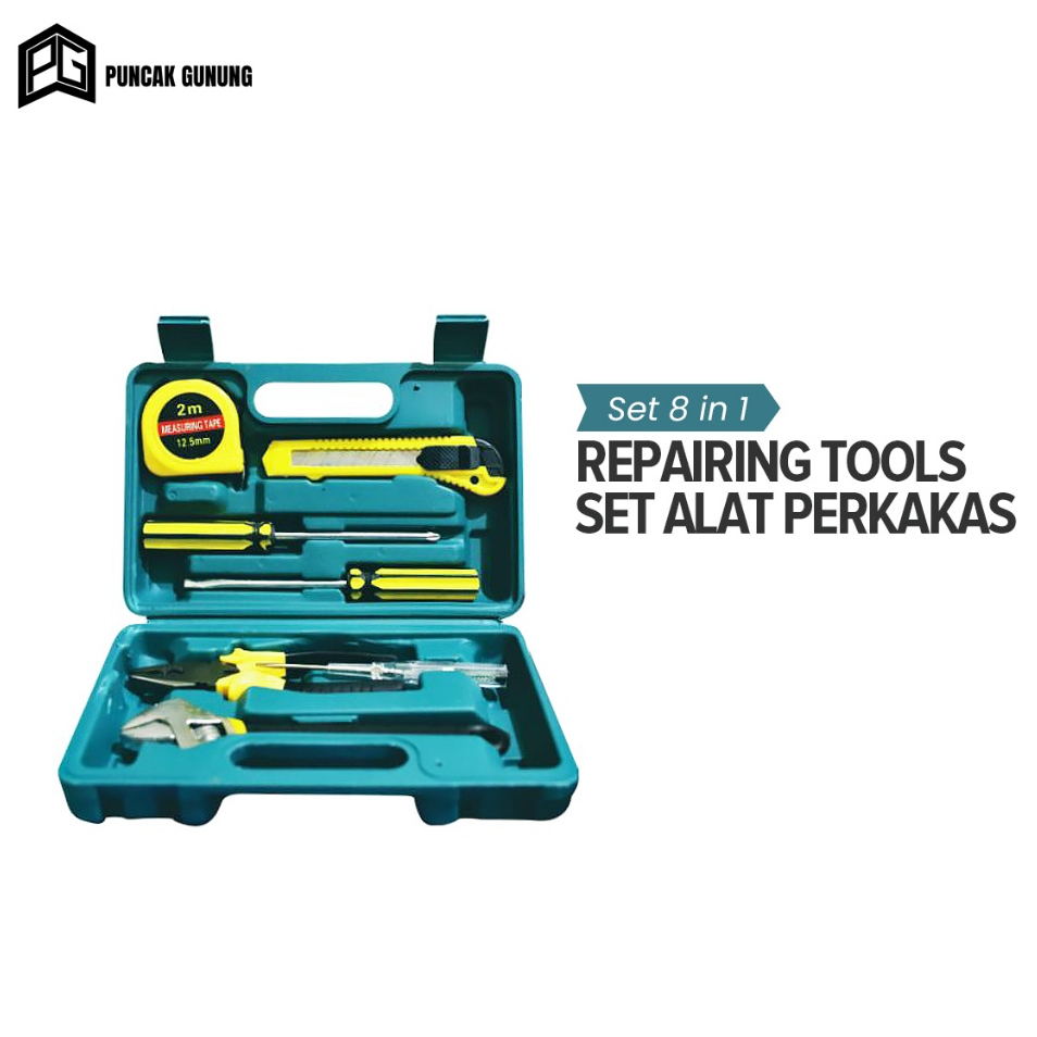 Jual Kunci Repairing Tool Set 8in1 Box Alat Perkakas Perbaikan Obeng ...