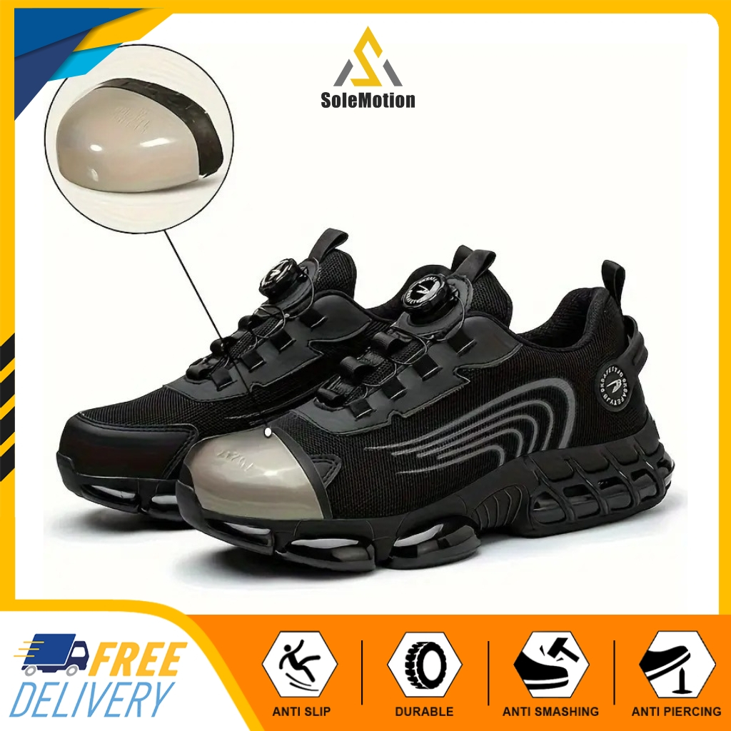 Jual Sepatu Safety Ujung Besi Calva Sneakers Safty Sport Keselamatan Kerja Outdoor Sporty ...